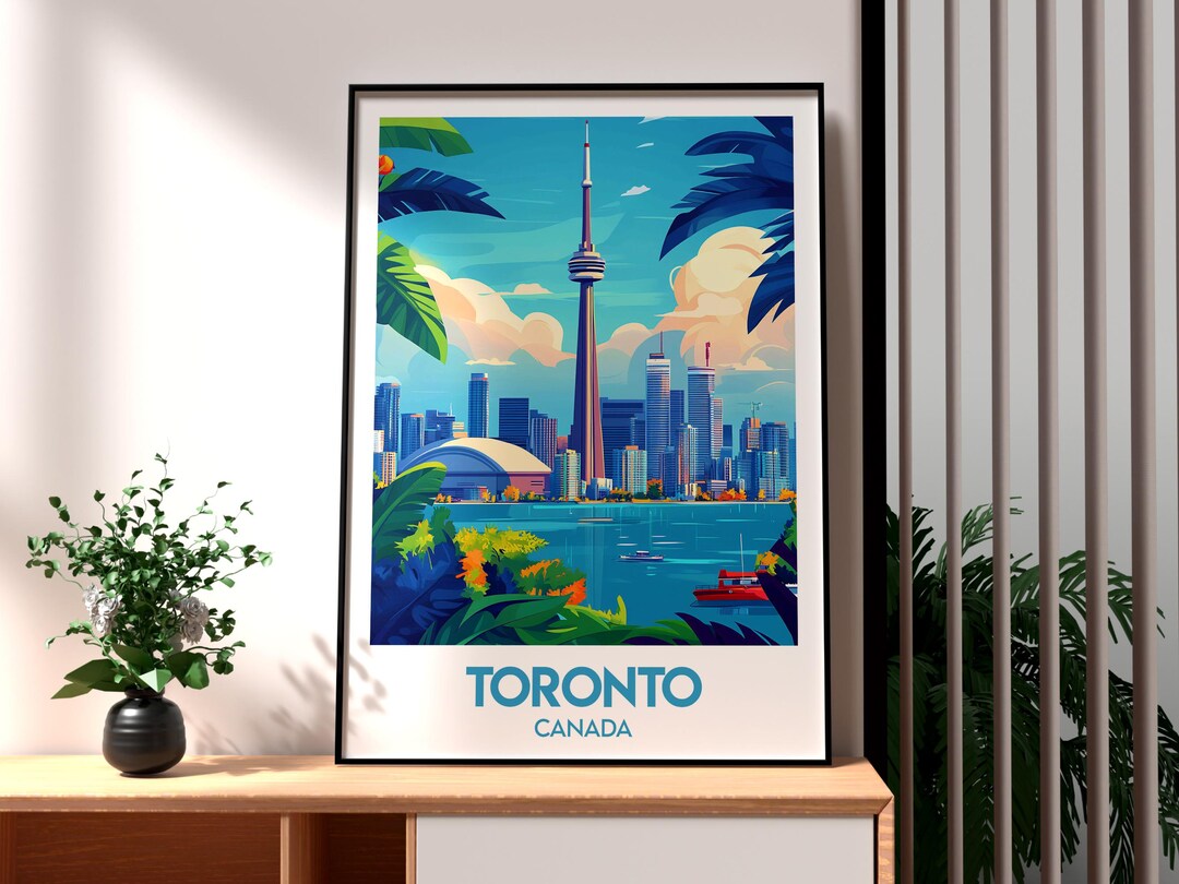 Toronto Print - Canada Wall Art - Toronto City Poster - Travel Wall Art ...