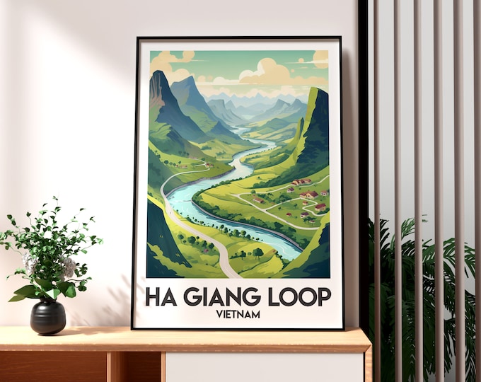Ha Giang Loop Vietnam Travel Wall Art Poster Print - Etsy