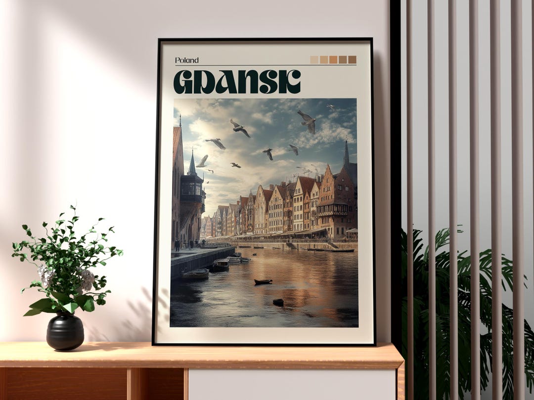 Gdansk Poland Print: Europe Travel Poster, Long Market Wall Art - Etsy