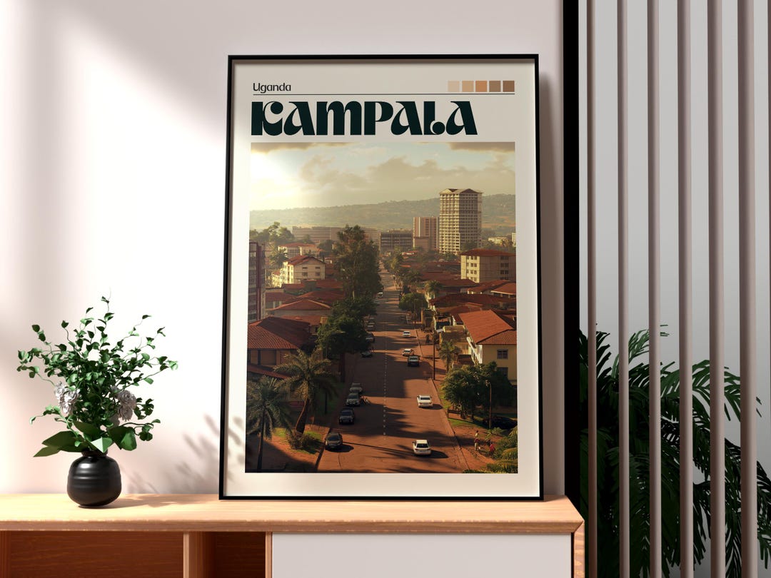 Kampala Uganda Travel Poster: Africa City Art Print - Etsy