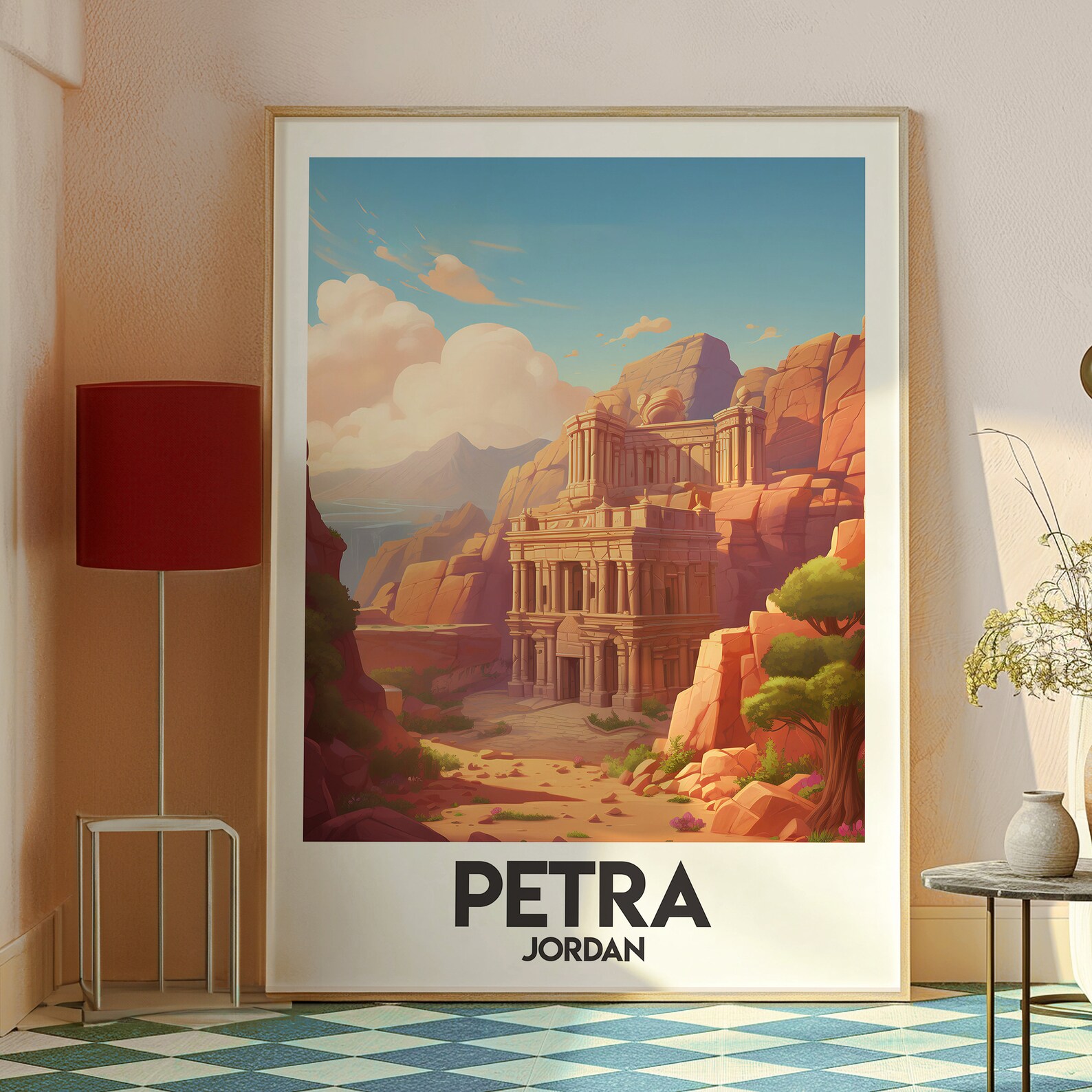 Petra Print Jordan Wall Art Petra Jordan Poster Travel Wall Art Little ...