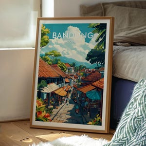 Bandung Travel Print - Bandung Wall Art - Bandung Travel - Travel Wall ...