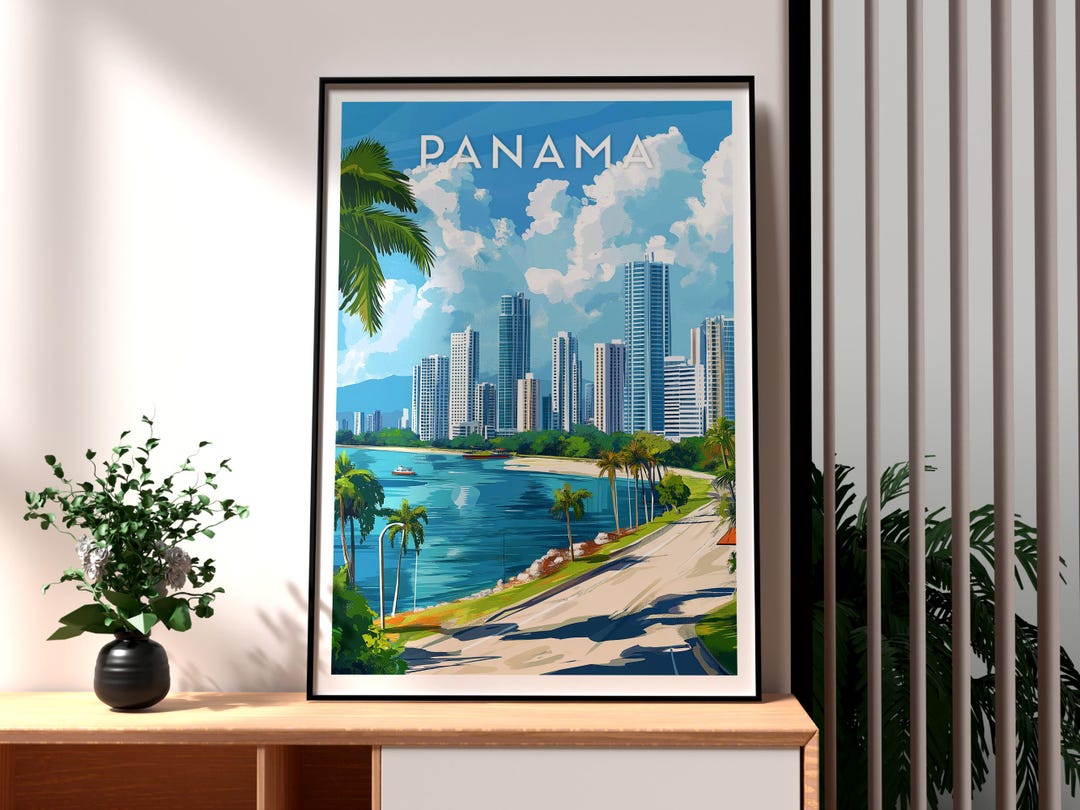 Impresión de Panamá - Arte mural de Panamá - Arte mural de playa de ...