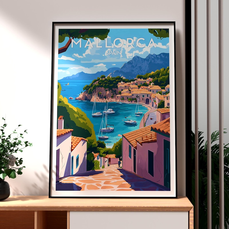 Mallorca Poster - Etsy