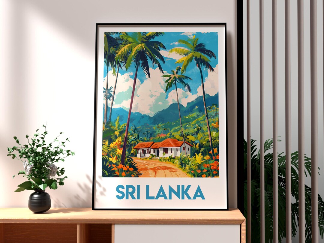 Sri Lanka Poster - Sri Lanka Wall Art - Arugam Bay Wall Art - Sri Lanka ...