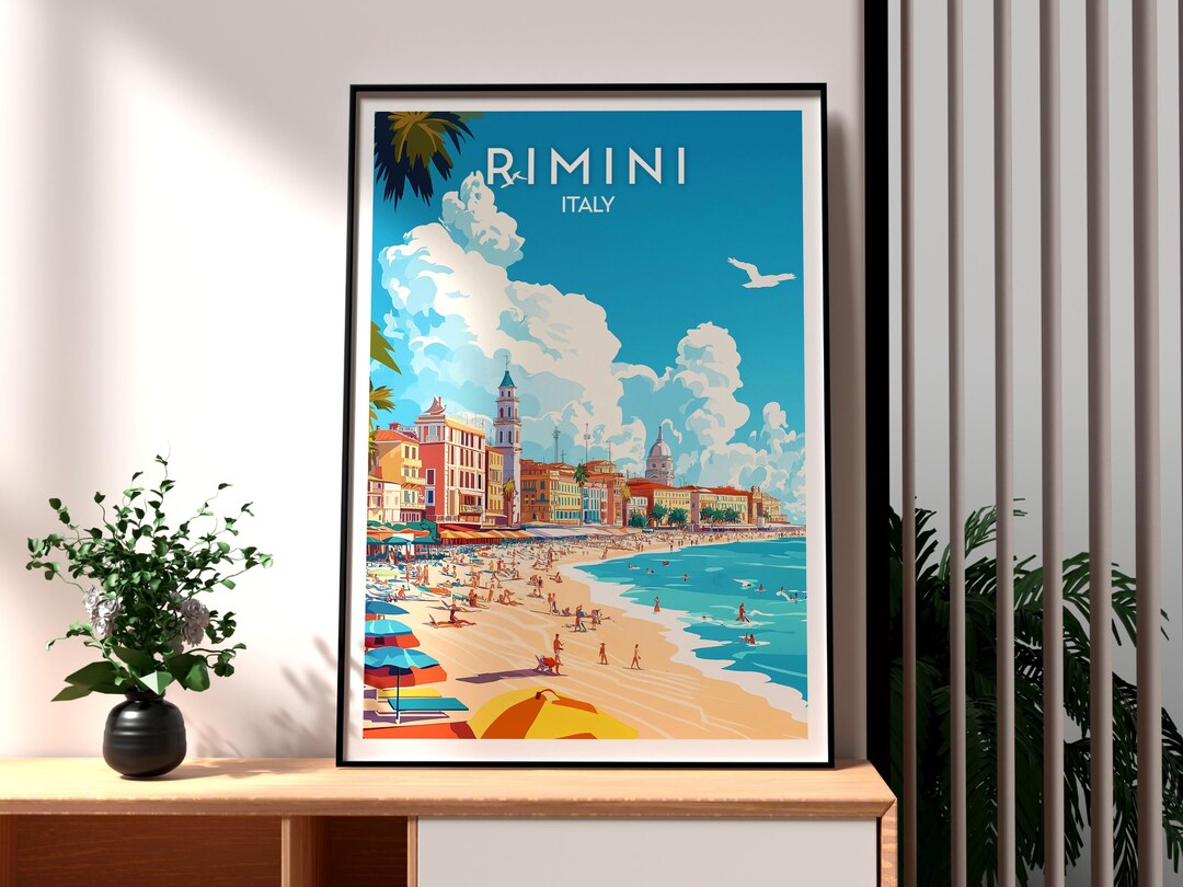 Rimini Print - Rimini Wall Art - Italy Poster - Italy Travel Wall Art ...