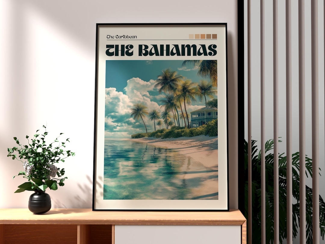 The Bahamas Poster - the Bahamas Wall Art - Caribbean Wall Art - the ...