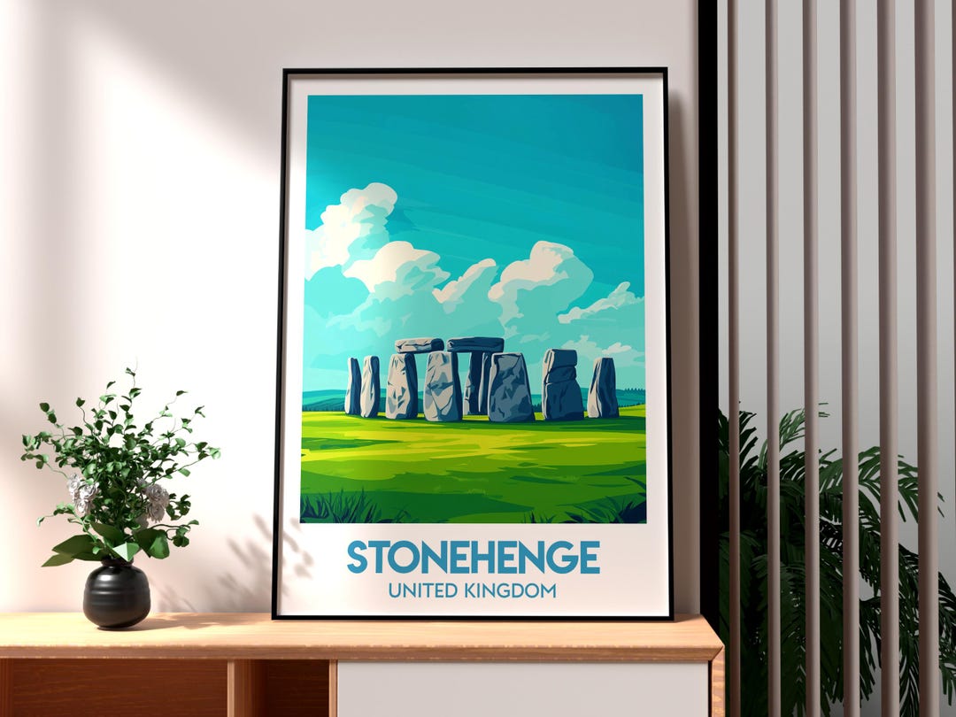 Stonehenge Print - Stonehenge Wall Art - England Nature Poster - Travel ...