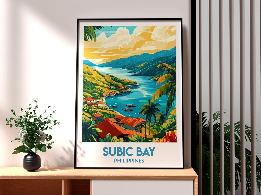 Subic Bay Philippines Poster: Travel Art Print - Etsy