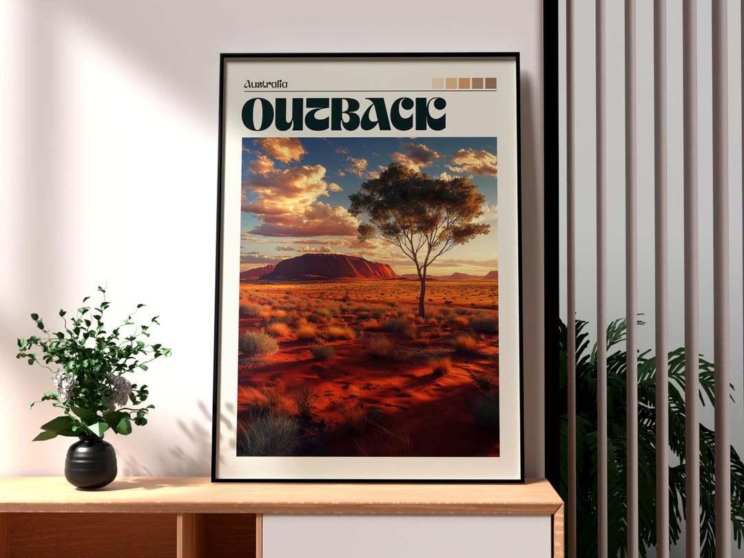 Australian Outback Print: Travel Wall Art Poster - Etsy