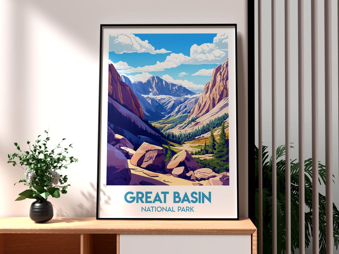 Great Basin National Park Poster - Wheeler Peak - Nevada Poster ...