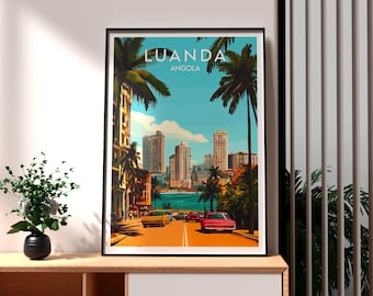 Luanda Angola City Print - Etsy