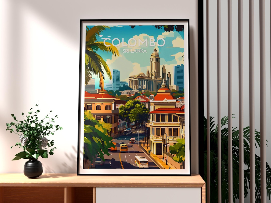 Colombo Poster - Sri Lanka Wall Art - Sri Lanka - Colombo Poster - Sri ...