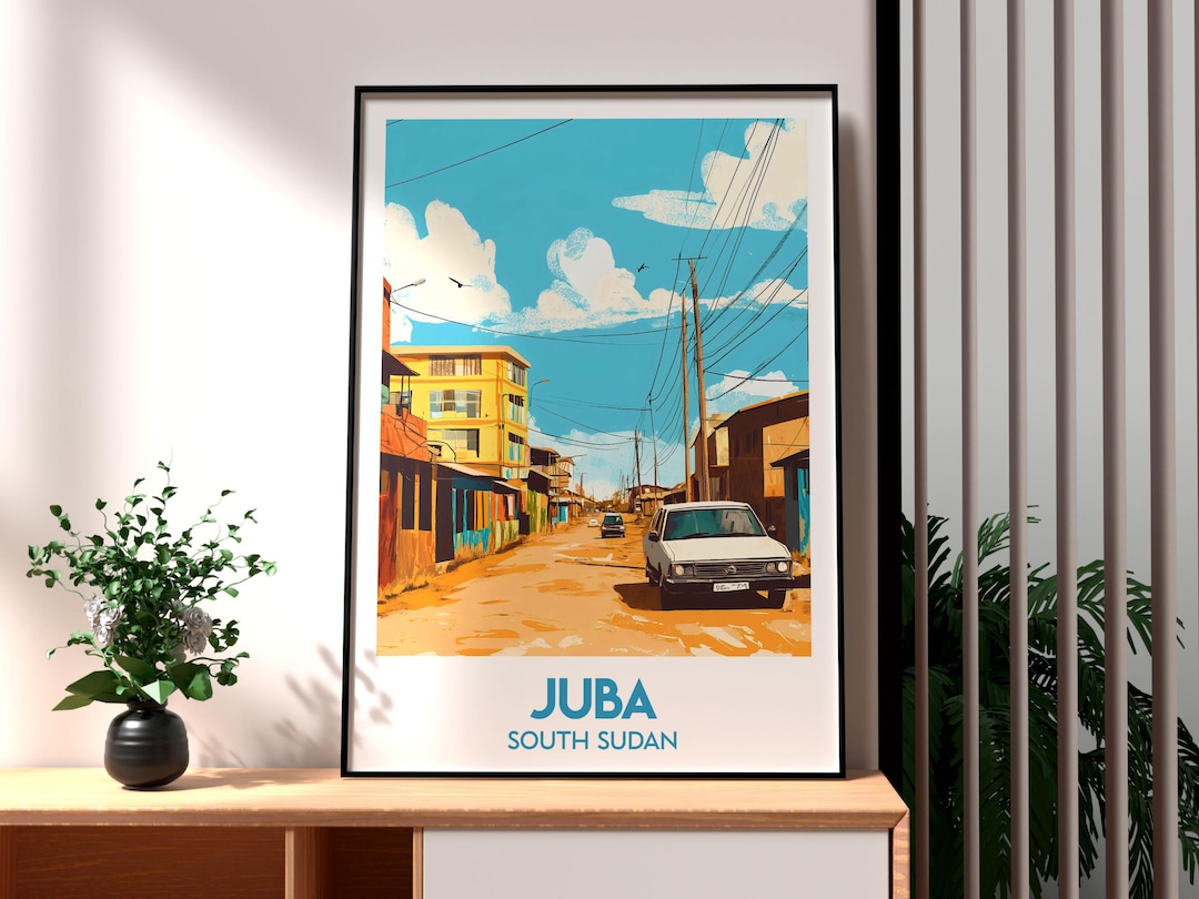 Juba South Sudan Travel Poster: Africa City Art Print - Etsy