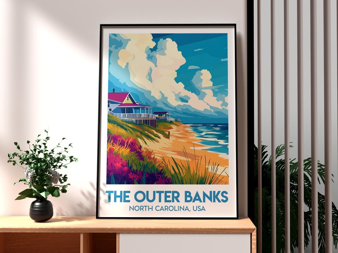 Outer Banks Print: Coastal North Carolina Wall Art - Etsy