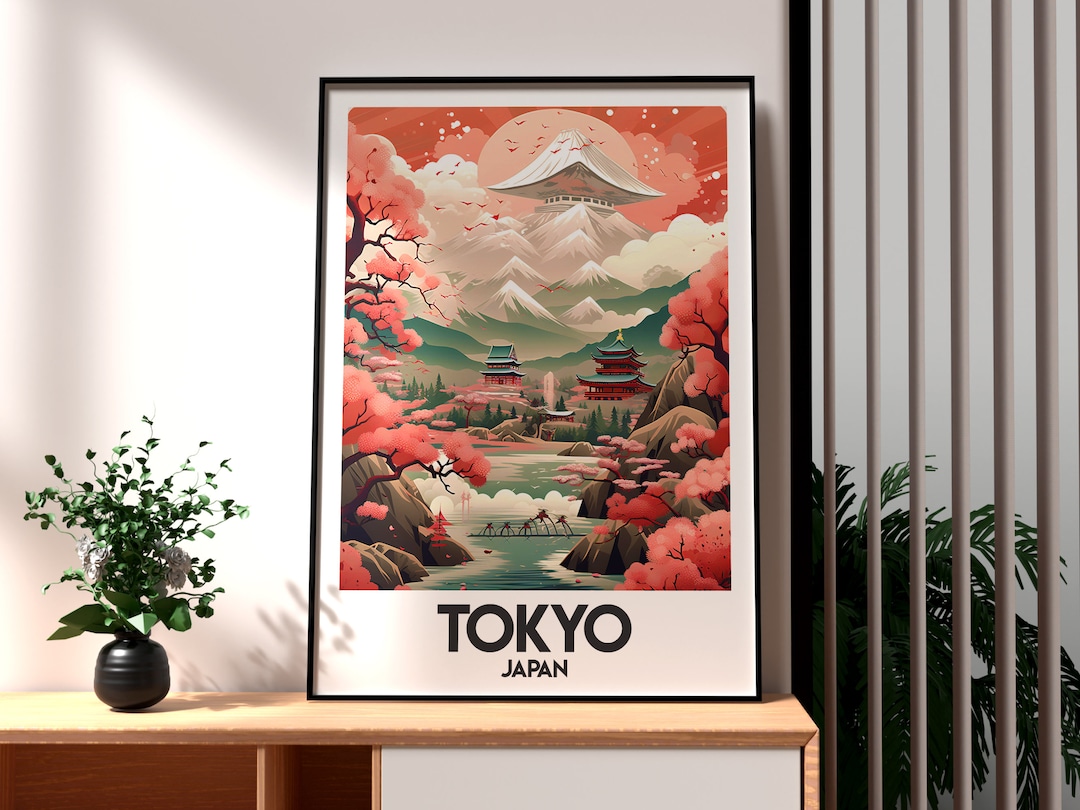 Tokyo Print - Japan Wall Art - Tokyo City Art - Japan Travel Print ...