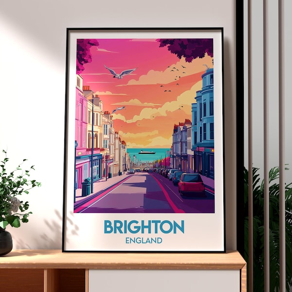 Brighton Poster - Etsy UK