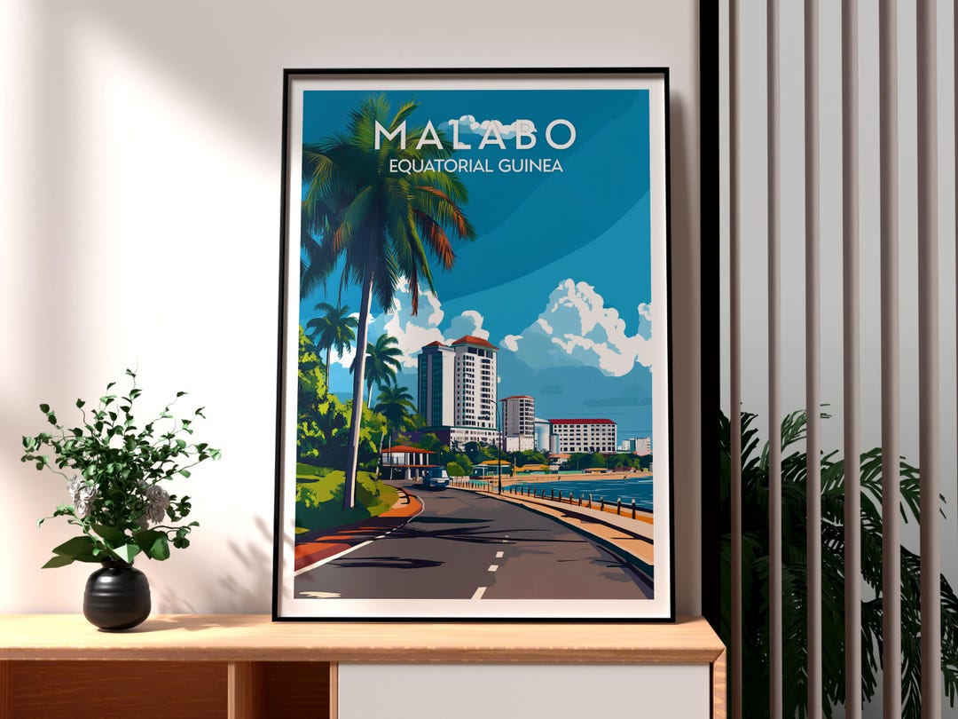 Malabo Equatorial Guinea Poster: Africa Travel Art Print - Etsy