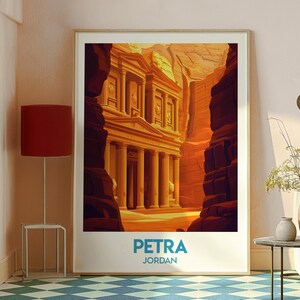 Petra Print - Jordan Wall Art - Petra Jordan Poster - Travel Wall Art ...