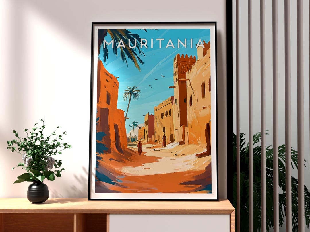Nouakchott Mauritania Travel Poster: Africa City Art Print - Etsy
