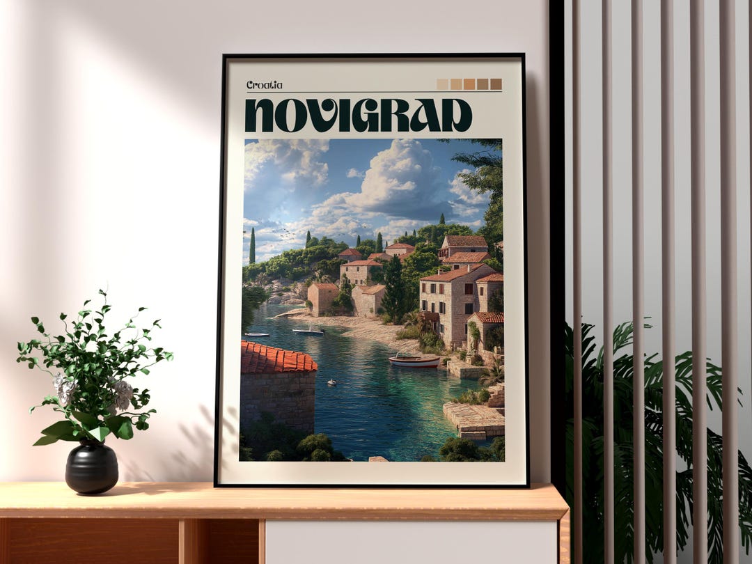 Novigrad Croatia Print: Coastal Town Wall Art - Etsy