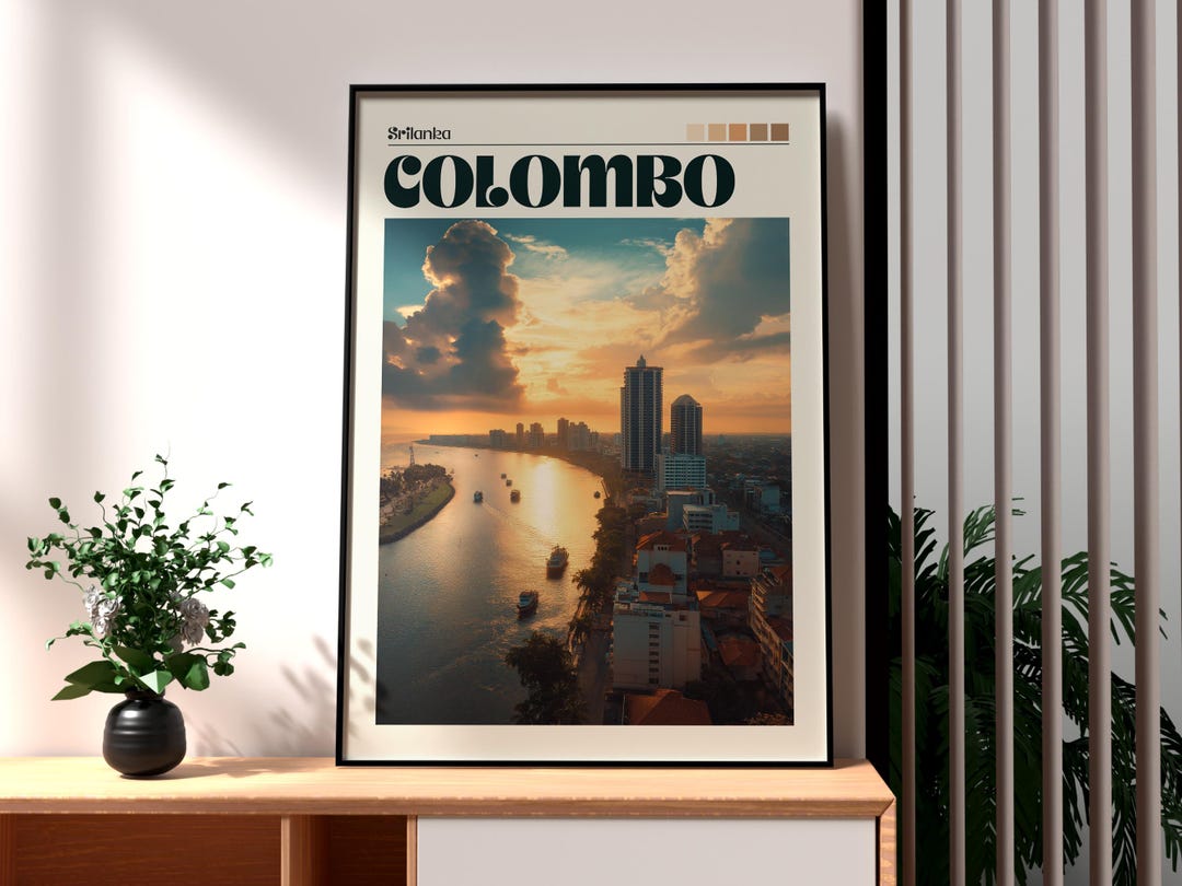 Colombo Poster - Sri Lanka Wall Art - Sri Lanka - Colombo Poster - Sri ...