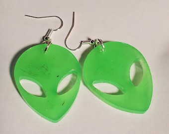 Alien Abduction Dangle Earrings - Etsy