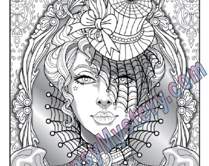 Single Coloring Page - Balinese Masks Mandala Design - Download, Print ...