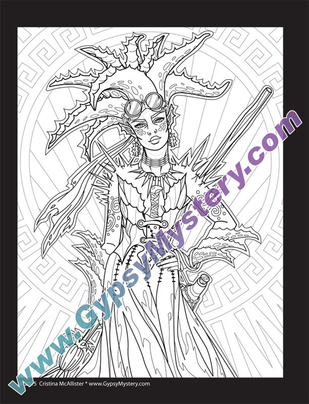 Single Coloring Page - Survivor From the Magical Beauties Collection ...
