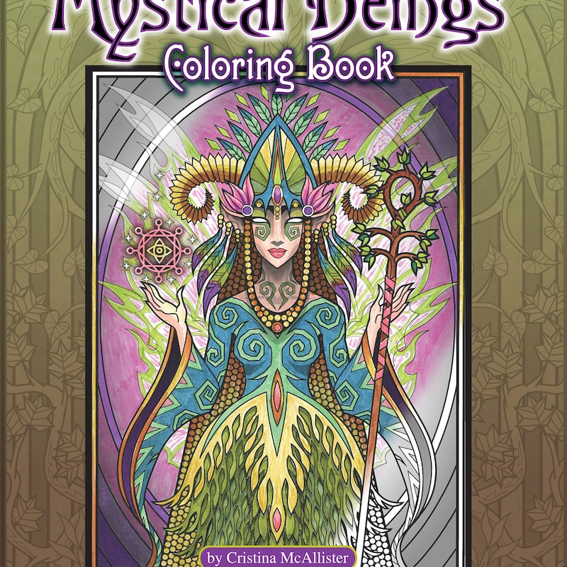 Pagan Coloring Page - Etsy