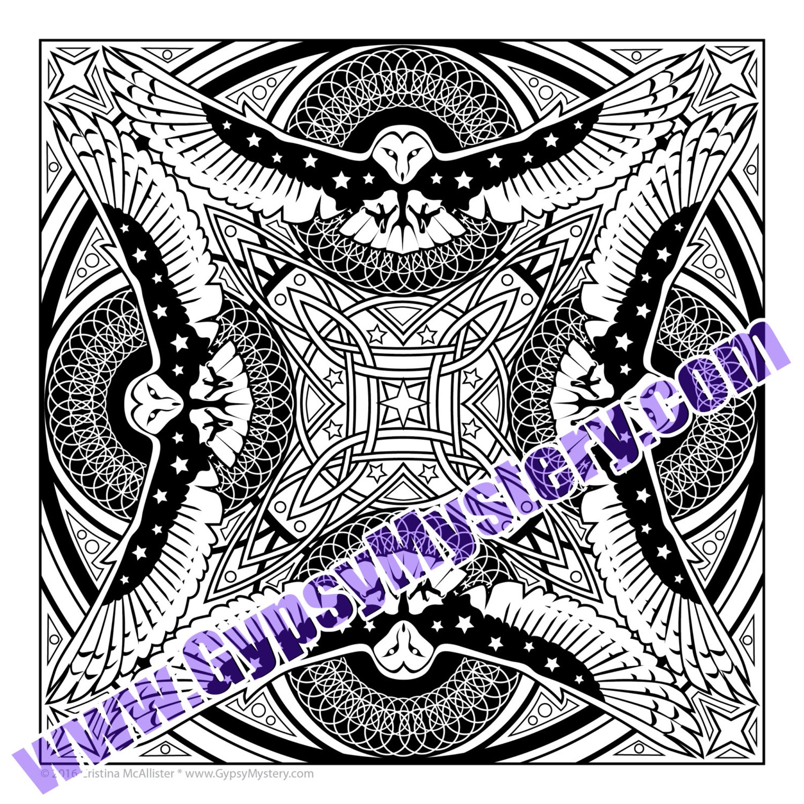 Mandala Carnival Print Pack #1, 12 Coloring Pages, Adult Coloring Book ...