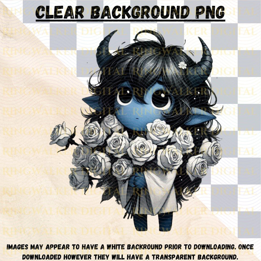 Digital - Cute Monster Clipart PNG, Cute Watercolor & Charcoal Monster ...