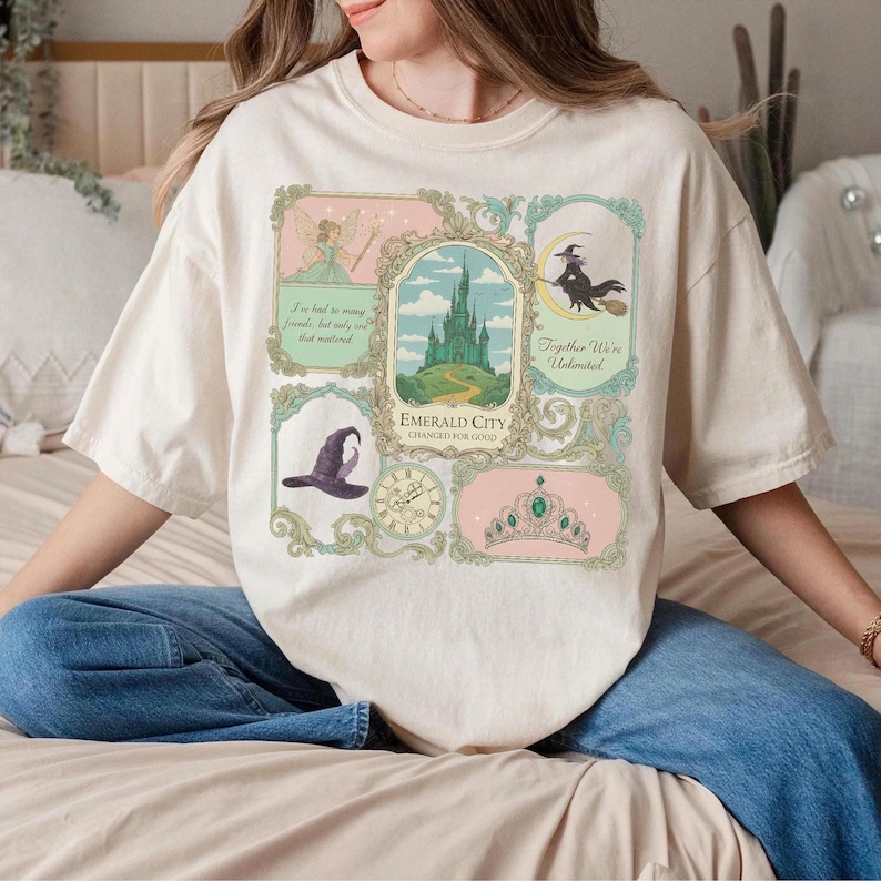 Wicked Changed for Good Stamps Shirt , Wizard Defying Gravity T Shirt ...