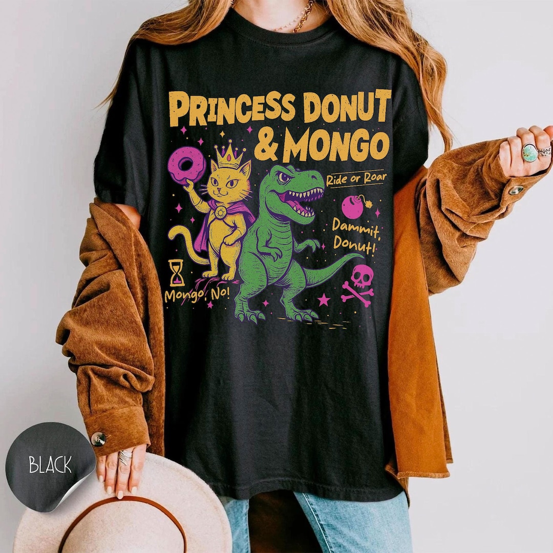 Princess Donut & Mongo Shirt , New Achievement Shirt, Dungeon Crawler ...