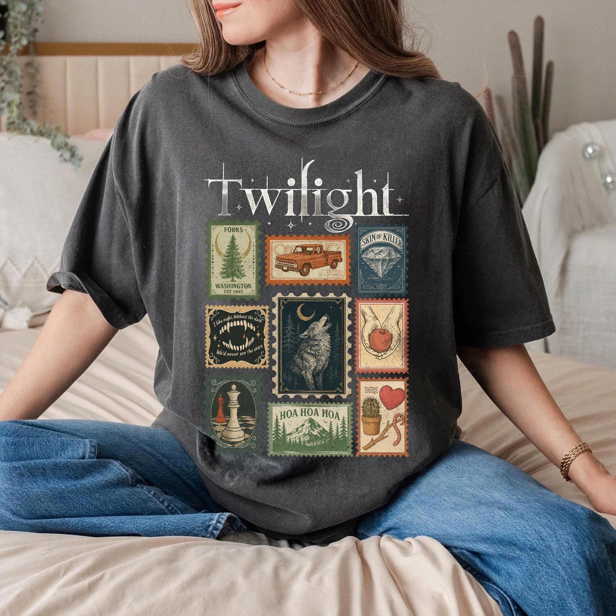 Twilight Inspired City of Forks Shirt , Hoa Hoa Hoa Season T Shirt ...