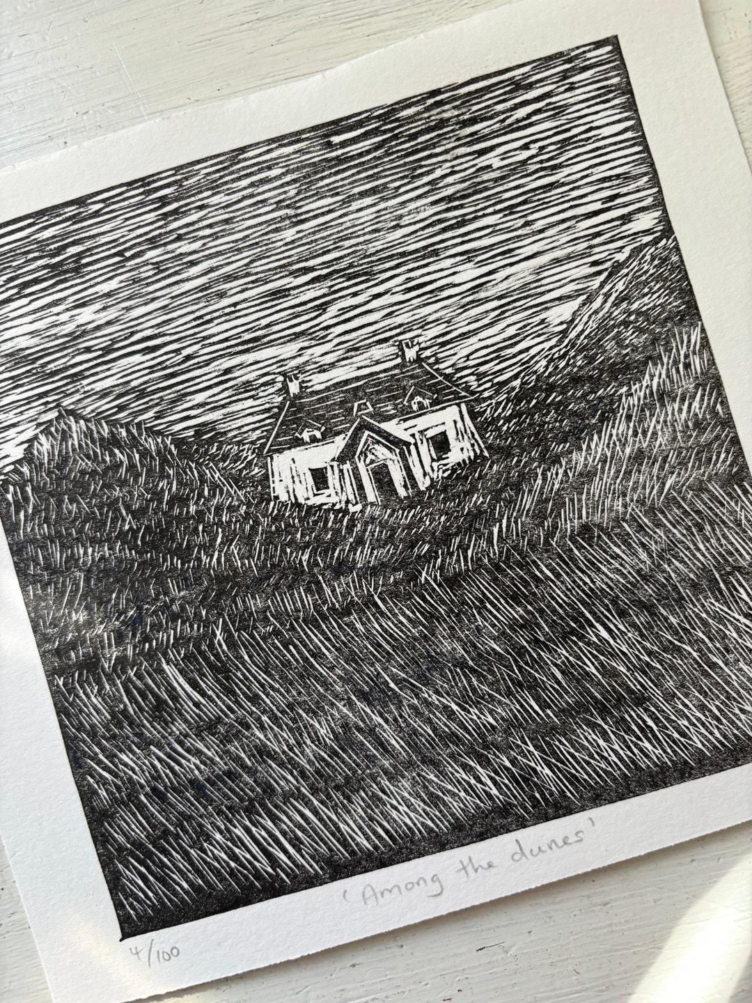 Scottish Croft Lino Print, an Original Limited Edition Linocut Print - Etsy