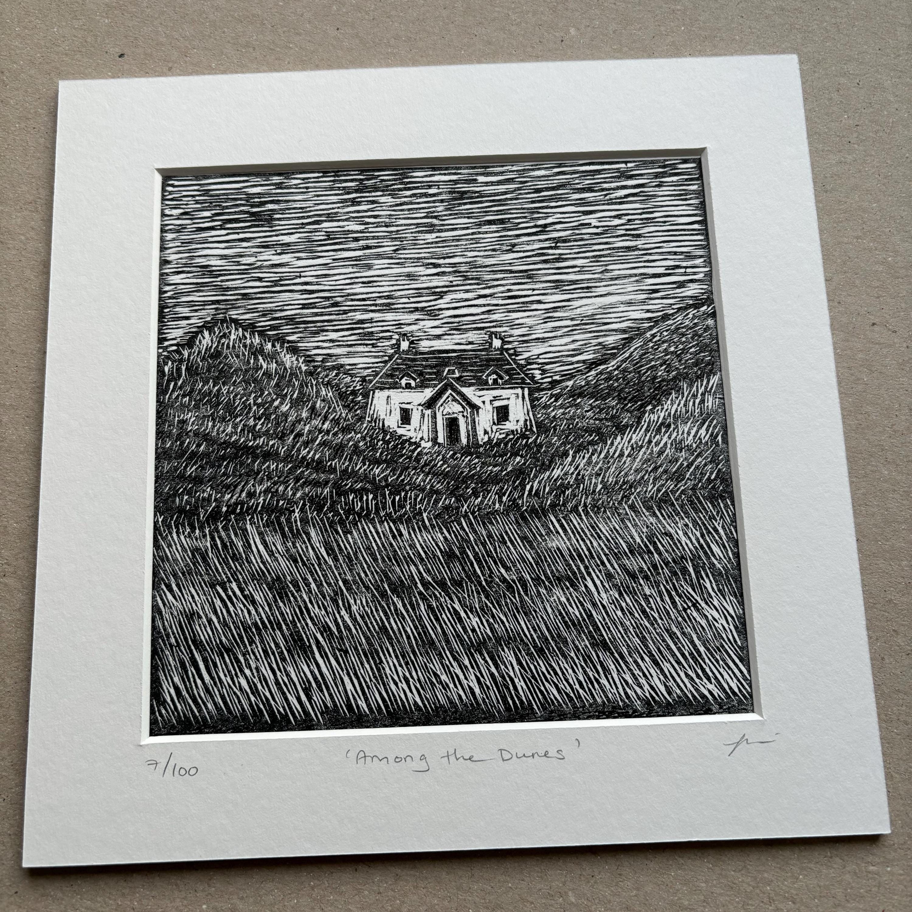 Scottish Croft Lino Print, an Original Limited Edition Linocut Print - Etsy