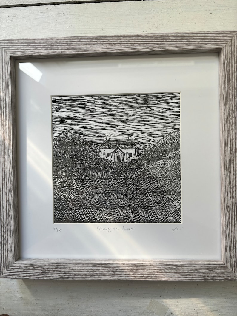 Scottish Croft Lino Print, an Original Limited Edition Linocut Print - Etsy