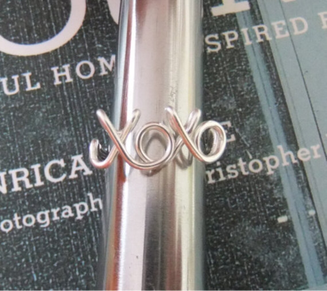 XOXO Ring sterling Silver - Etsy