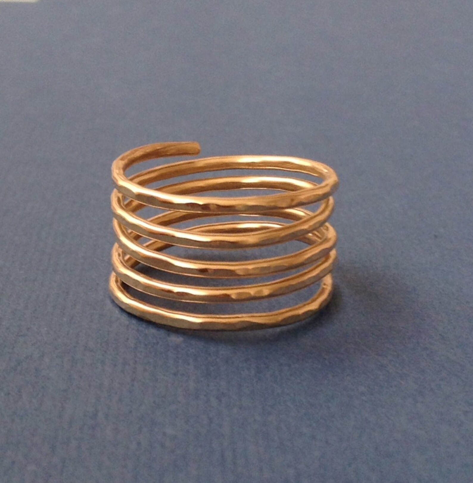 Spiral Ring 14k Gold Filled - Etsy
