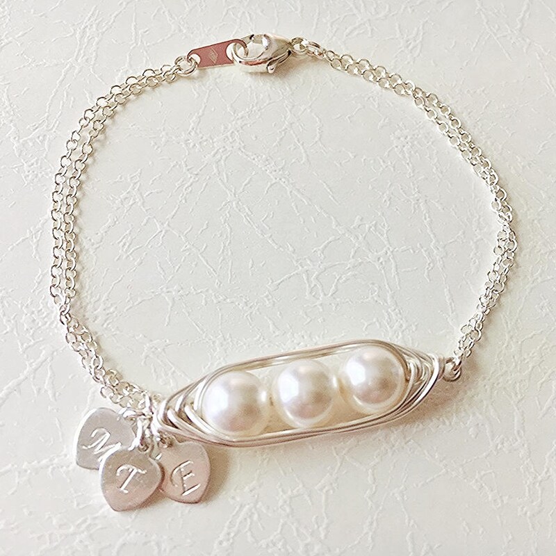 Peapod Bracelet - Etsy