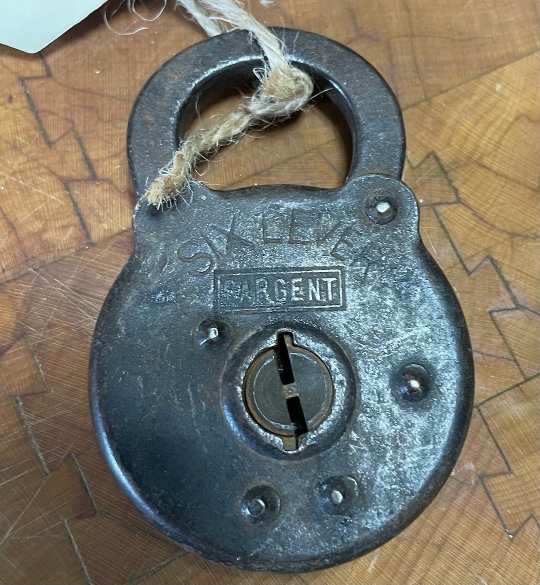 SARGENT Six Lever Steel Lock - Etsy