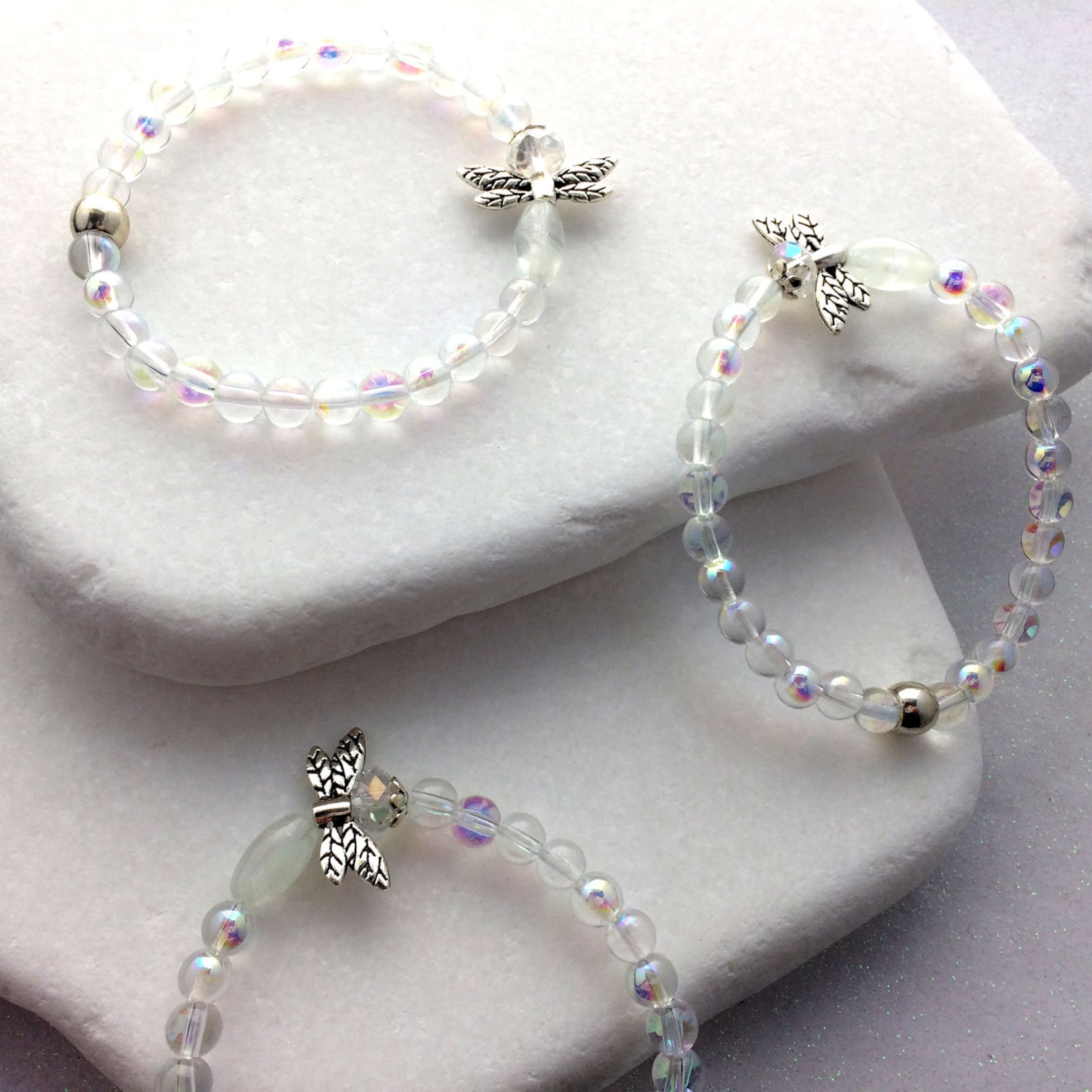 Firefly Glow Glass Bracelet - Etsy
