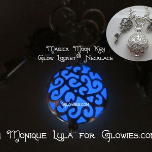 Magic Moon Key Glow Locket® Necklace - Etsy