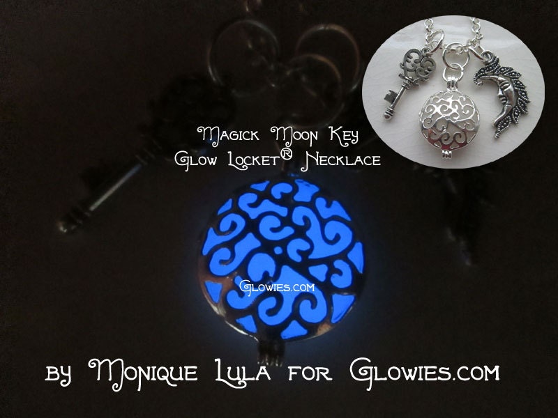 Magic Moon Key Glow Locket® Necklace - Etsy