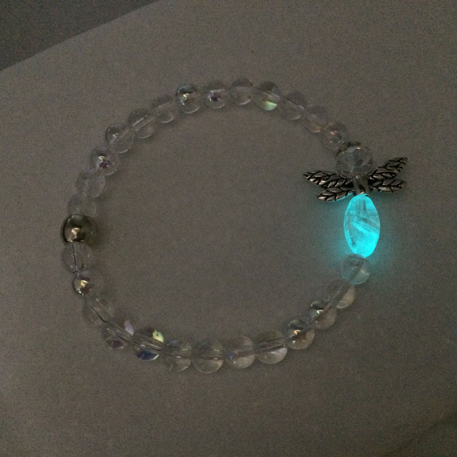 Firefly Glow Glass Bracelet - Etsy