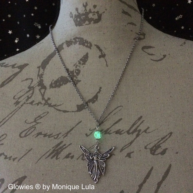Silver Fairy Wisp Glow Locket Orb Pendant Necklace - Etsy