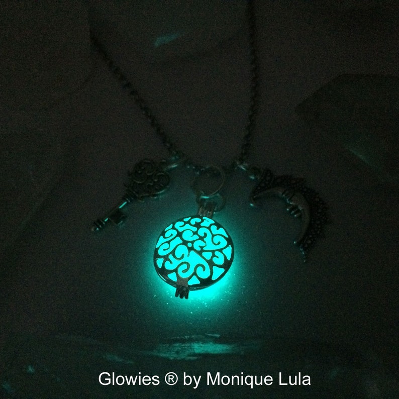 Magick Moon Key Glow Locket® Necklace - Etsy