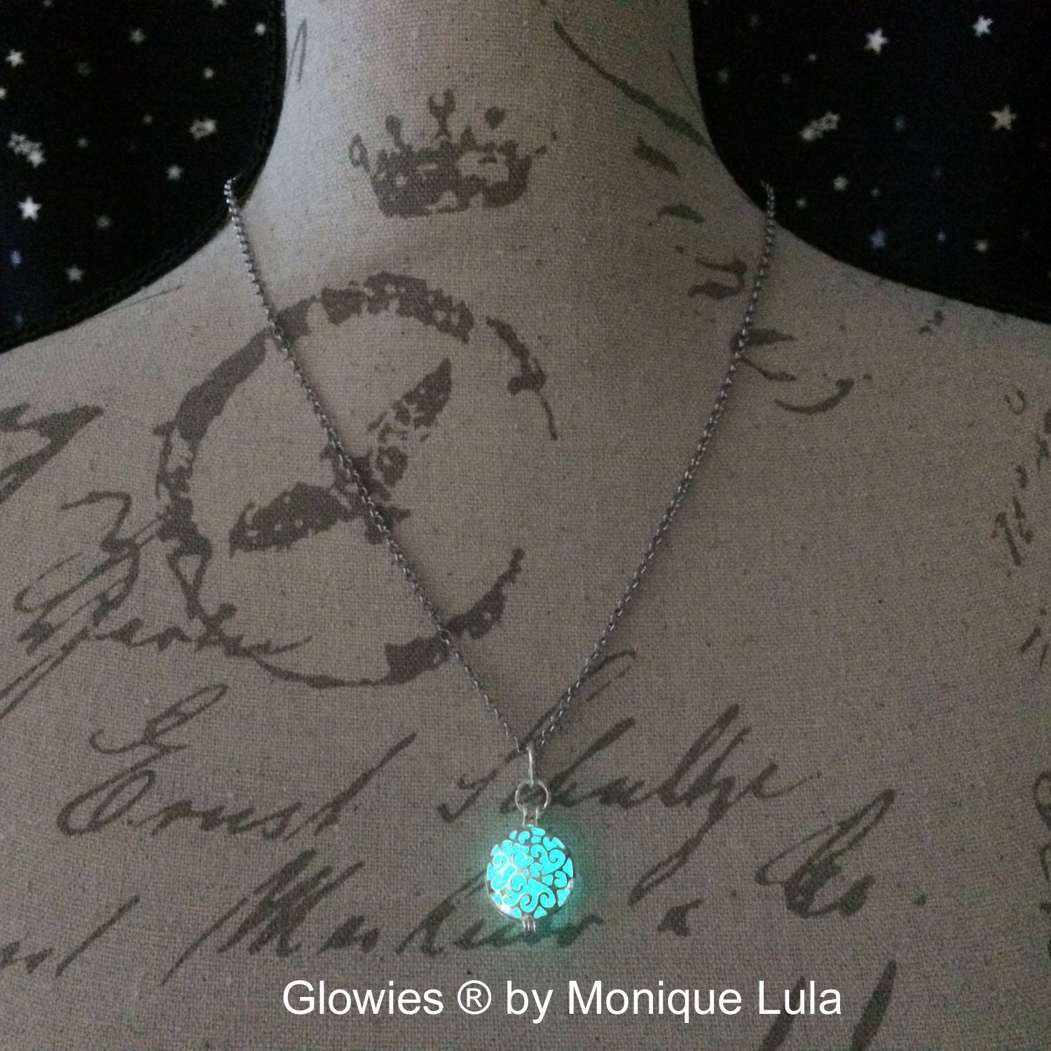 Magick Moon Key Glow Locket® Necklace | Etsy