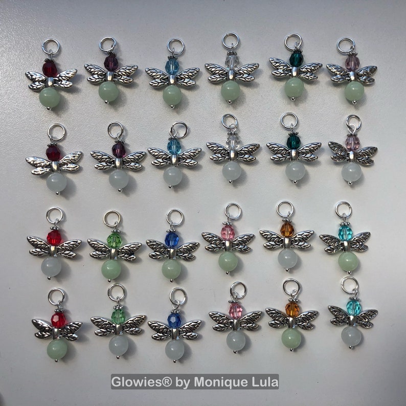 January Birthstone Necklace Glowing Firefly Garnet Crystal - Etsy